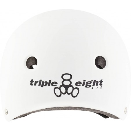 Casco Triple Eight Brainwaver White Rubber - Scooter Xtreme